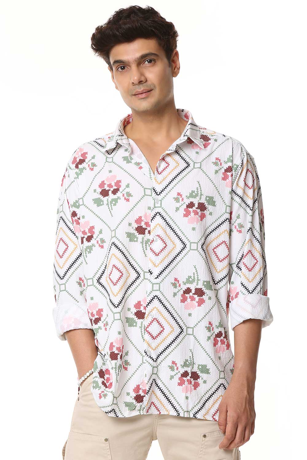 Surat Sparkle | Luxury Popcorn Material I Men Shirt – Studd Muffyn