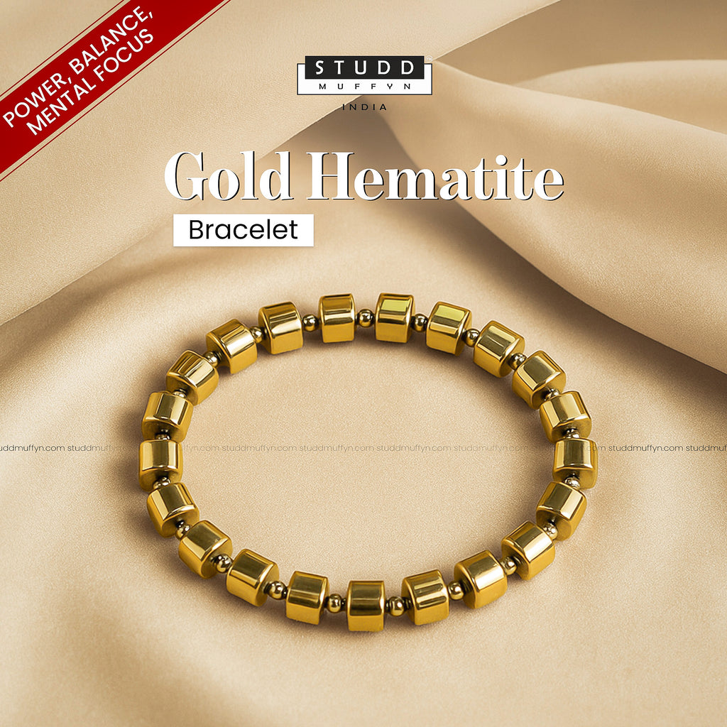 Gold Hematite Bracelet – Studd Muffyn