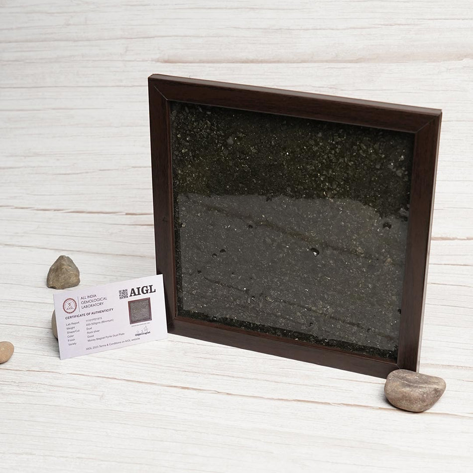 Pyrite Dust Plate (Complimentary wooden frame) – Studd Muffyn