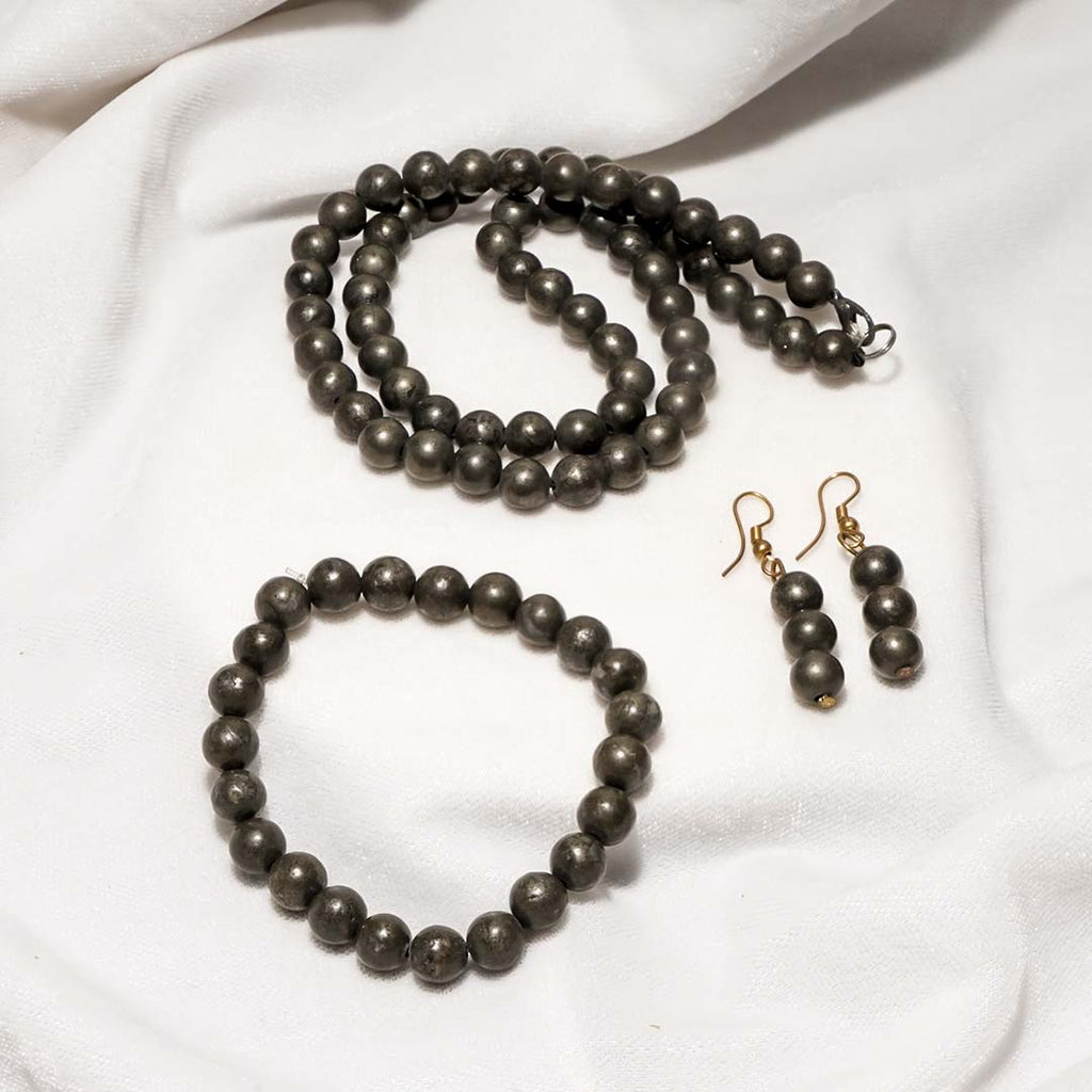 Pyrite Jewellery Set – Studd Muffyn