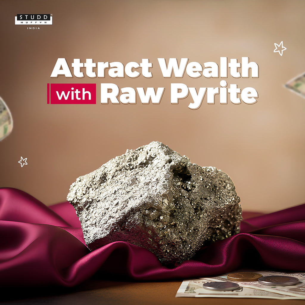 Raw Pyrite Geode Stone [ 30-50gms ] – Studd Muffyn