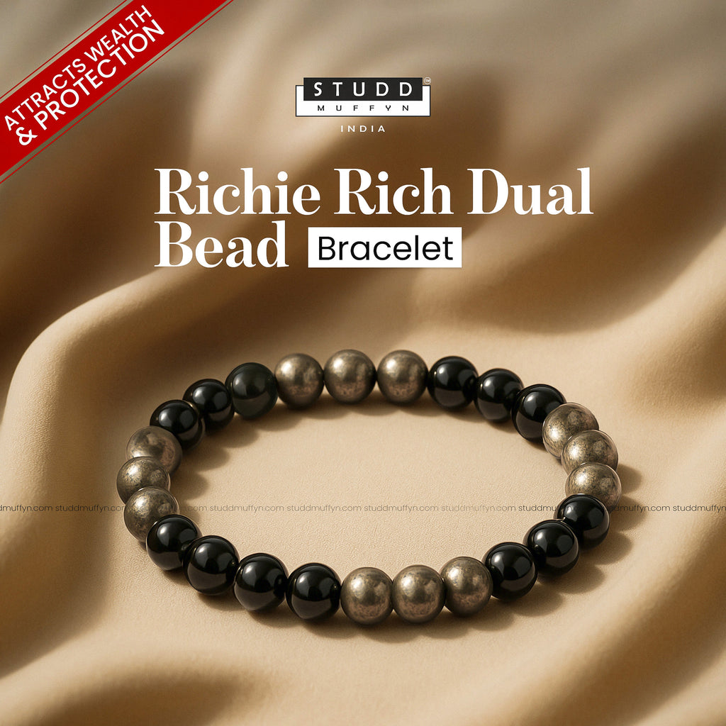 Richie Rich Dual Bead Bracelet – Studd Muffyn