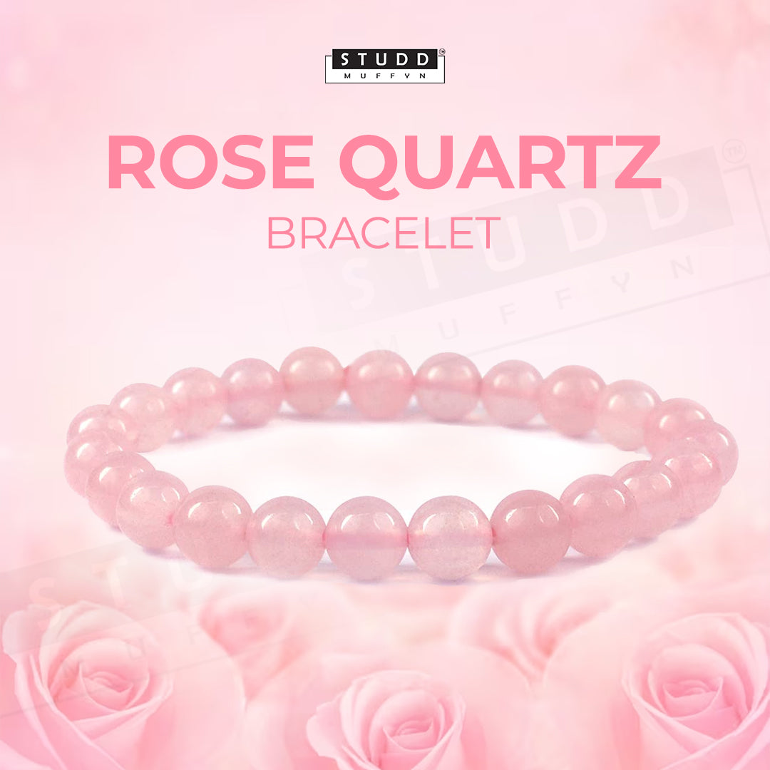Rose Quartz Bracelet Studd Muffyn rose-quartz-bracelet-studd-muffyn