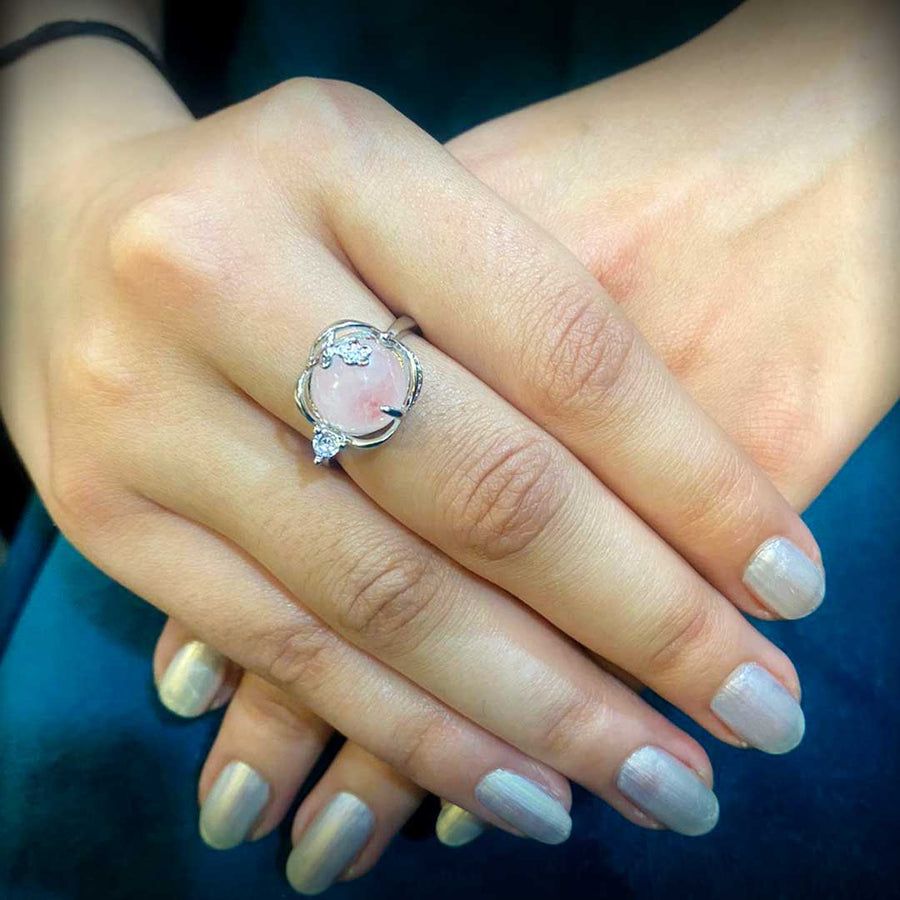 Rose Quartz Ring – Studd Muffyn