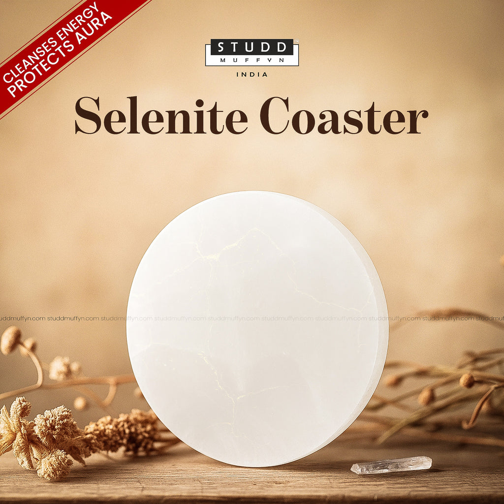 Selenite Coaster – Studd Muffyn